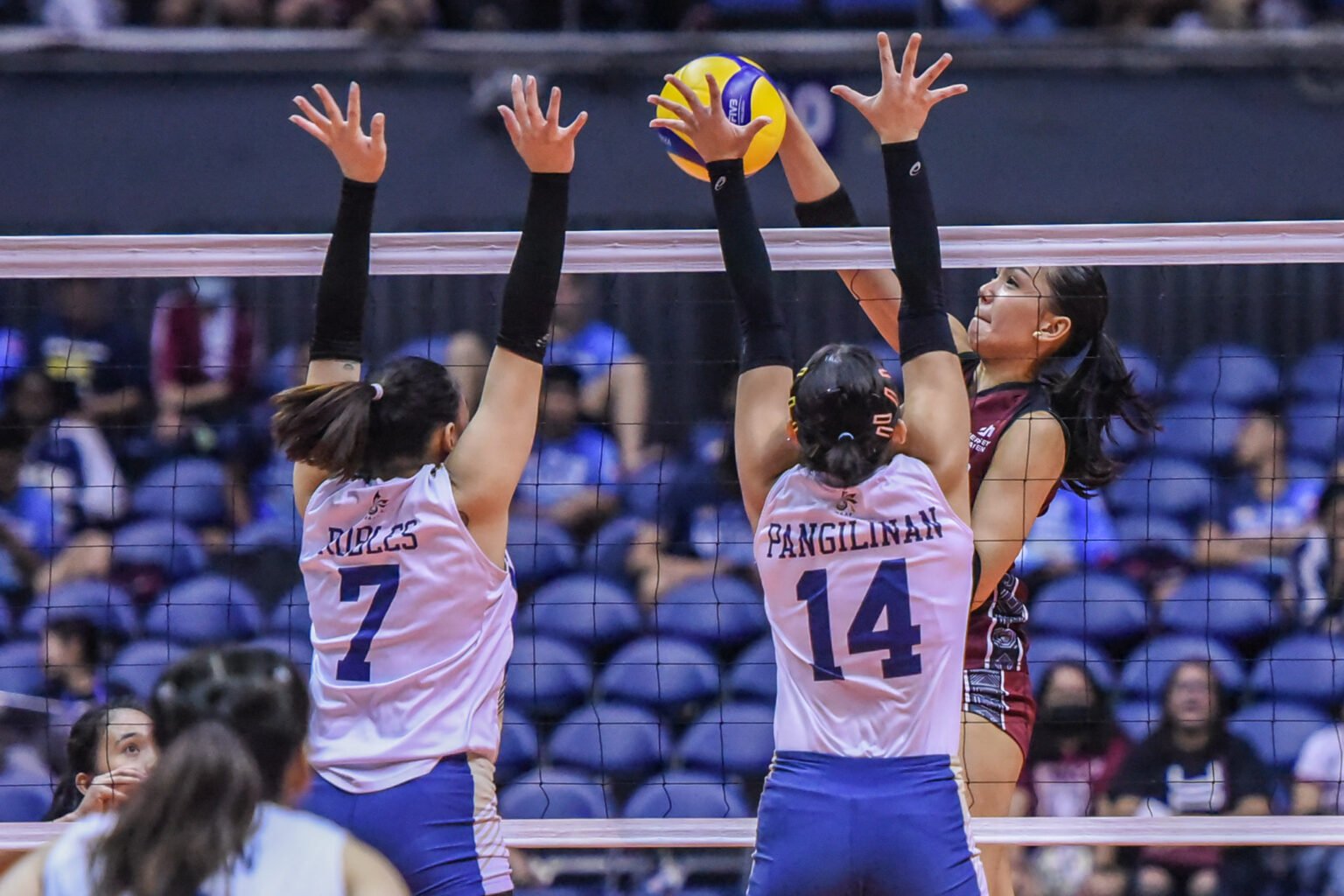 UAAP Season 85 Women's Volleyball: NU scrambles past UP - Sports Bytes ...