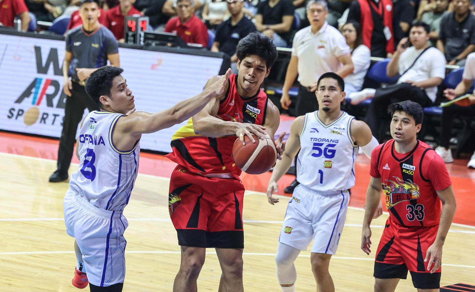 San Miguel Beer bounces back strong to tie series with Game 2 win over ...